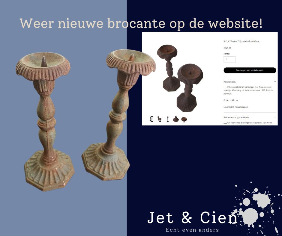 Set Gietijzeren Kandelaars JETenCien